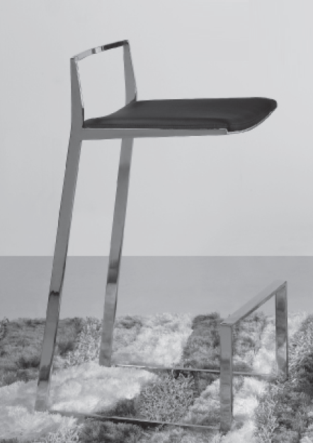 SILLA DE BAR KOPER - Negro